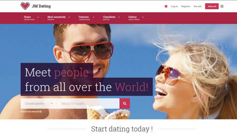 Dating site template